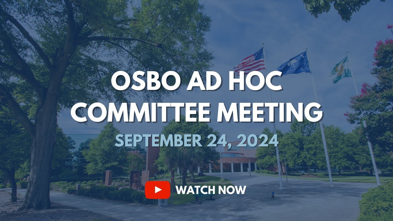 OSBO Ad Hoc Committee Meeting, September 17, 2024 - YouTube