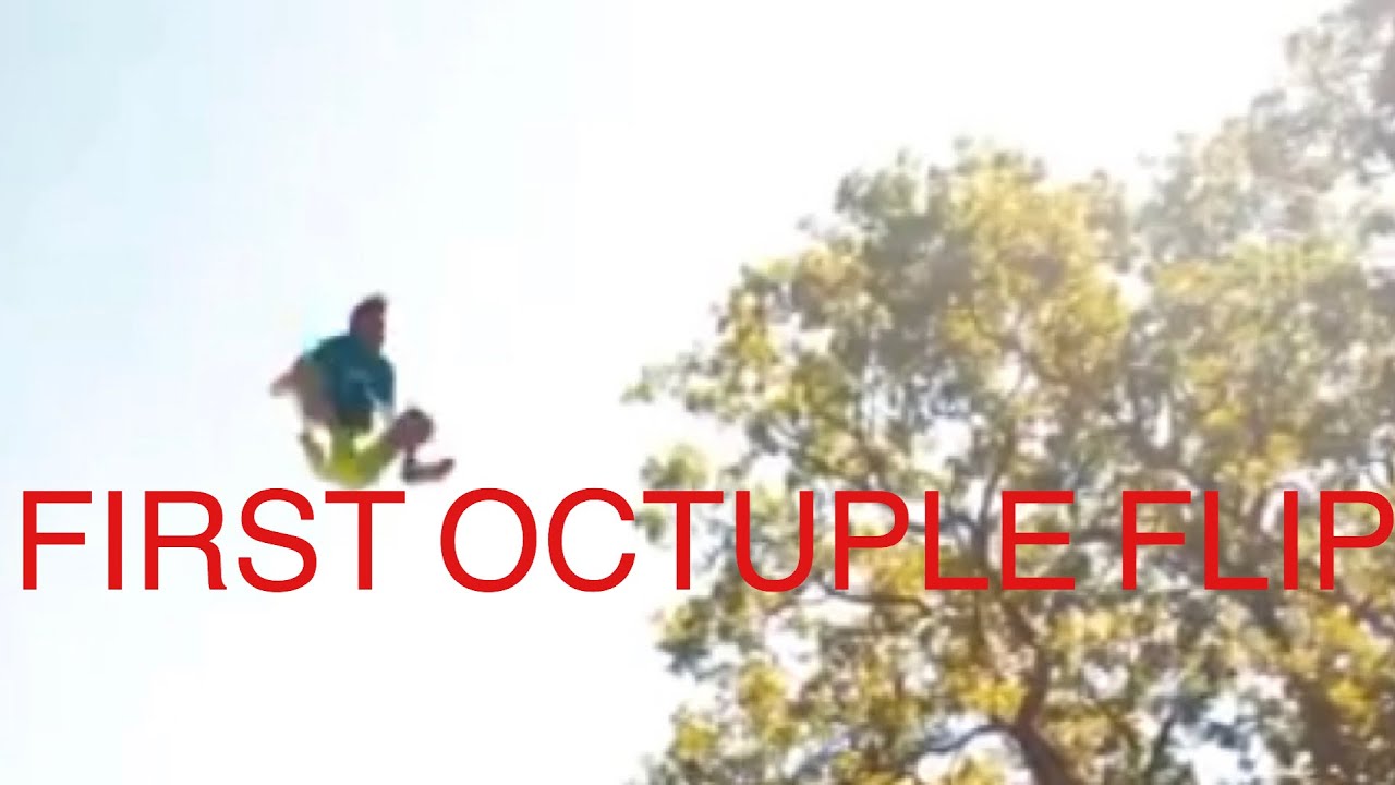 WORLD’S 1ST 8 BACKFLIPS IN THE AIR! (Best Of Ernest Brenchley) - YouTube