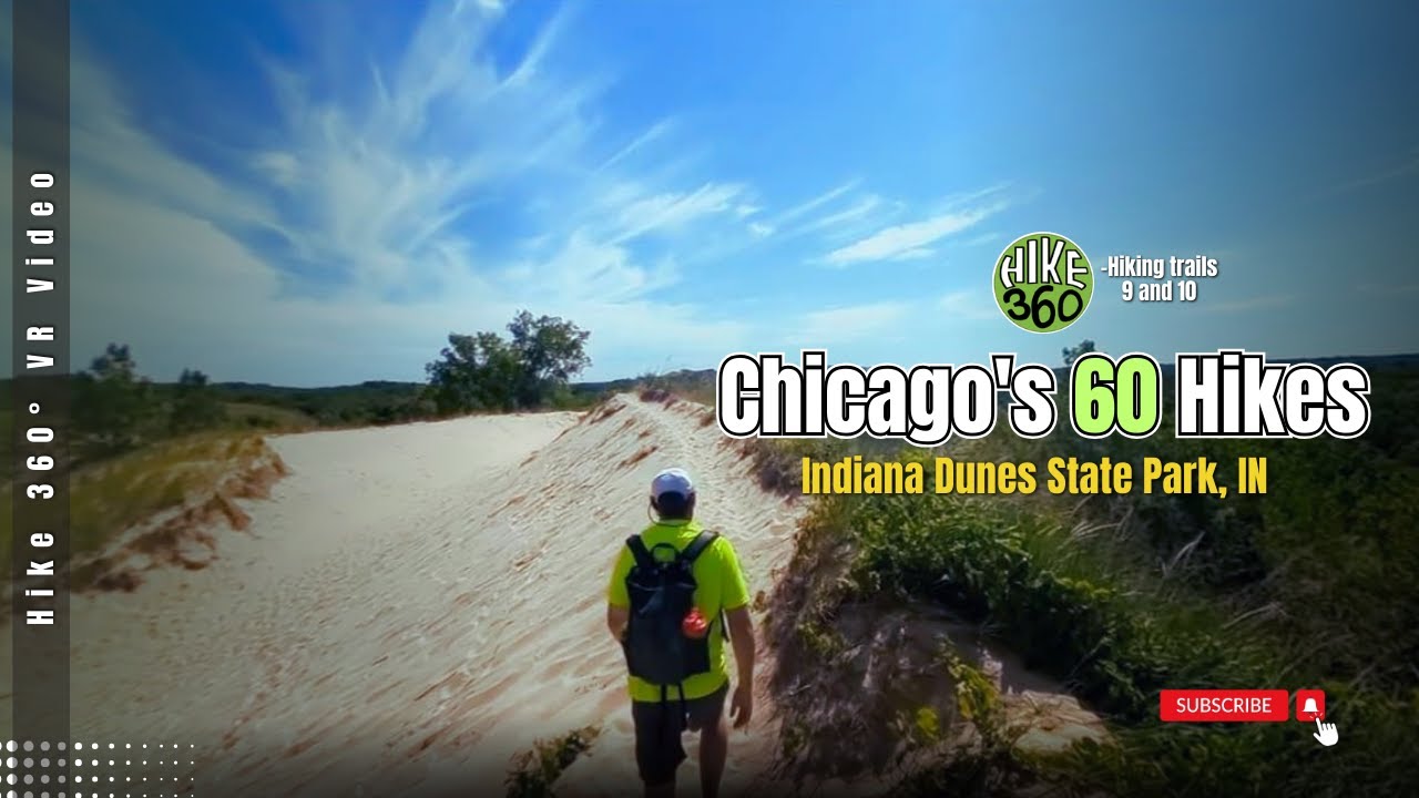 Hiking trails 9 and 10 at the Indiana Dunes State Park, IN - Chicago's ...