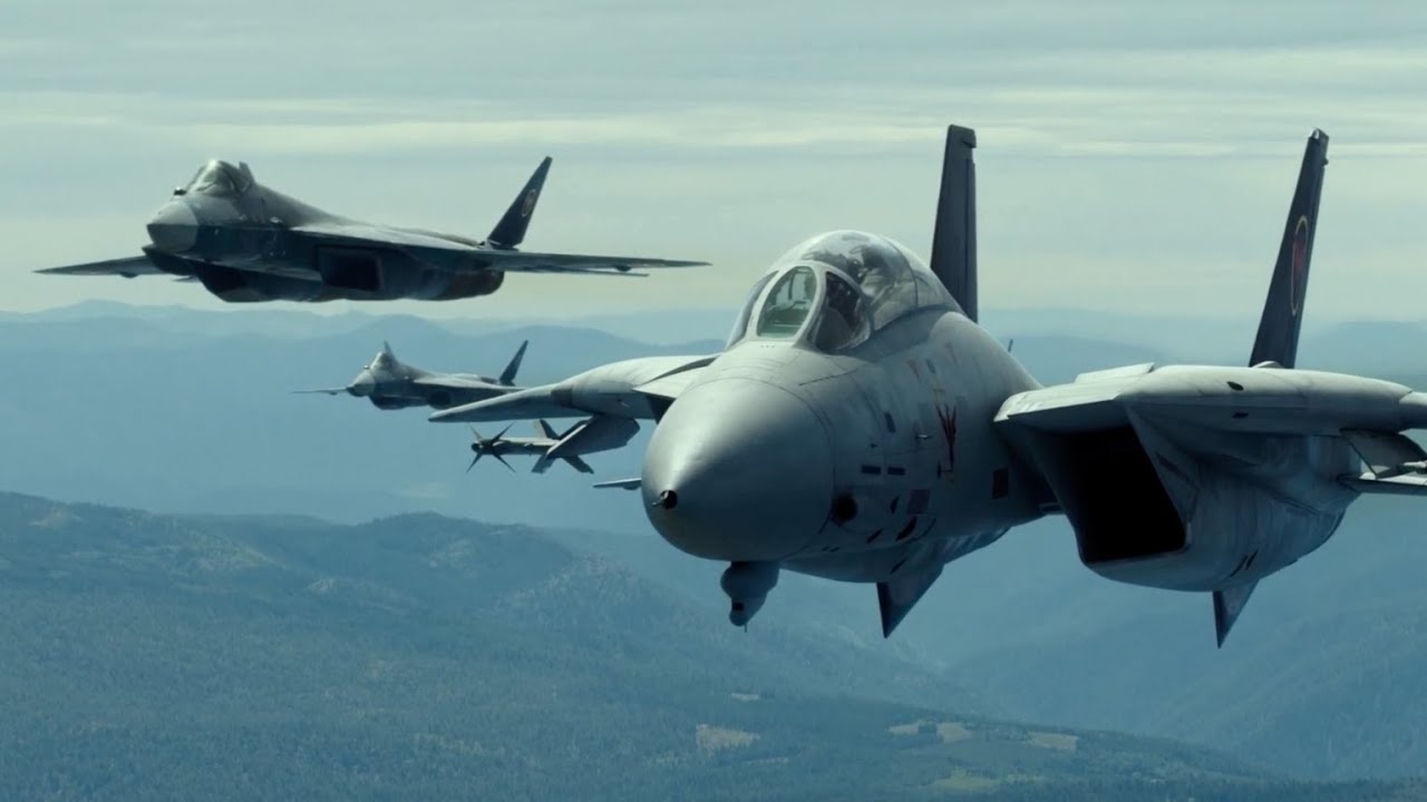 Top Gun: Maverick Final F-14 Dog Fight (part 1) - YouTube