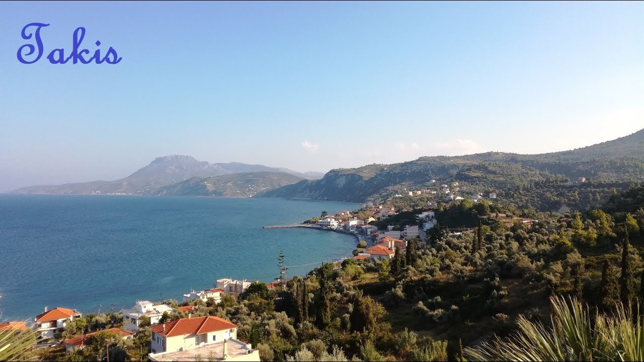 The picturesque village of Platana in Euboea, Greece - YouTube