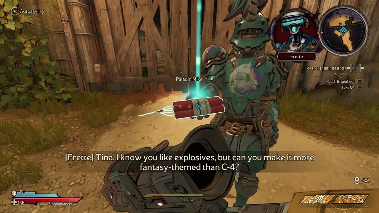 Tiny Tinas Wonderlands Paladin Mike Cutscene - YouTube