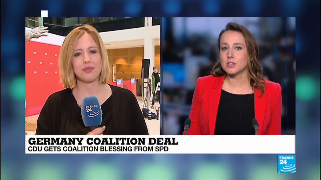 Germany Coalition Talks: SPD members back grand coalition with 66% ...