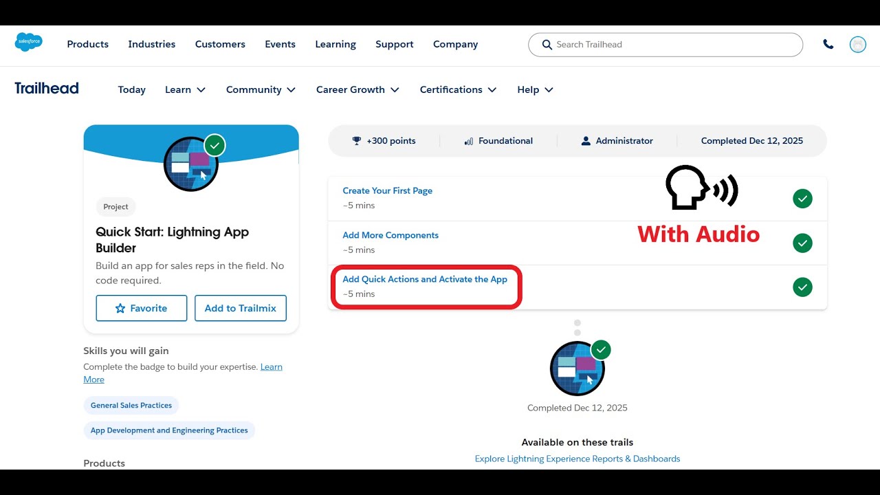 Add Quick Actions and Activate the App | Quick Start: Lightning App Builder | Trailhead ...