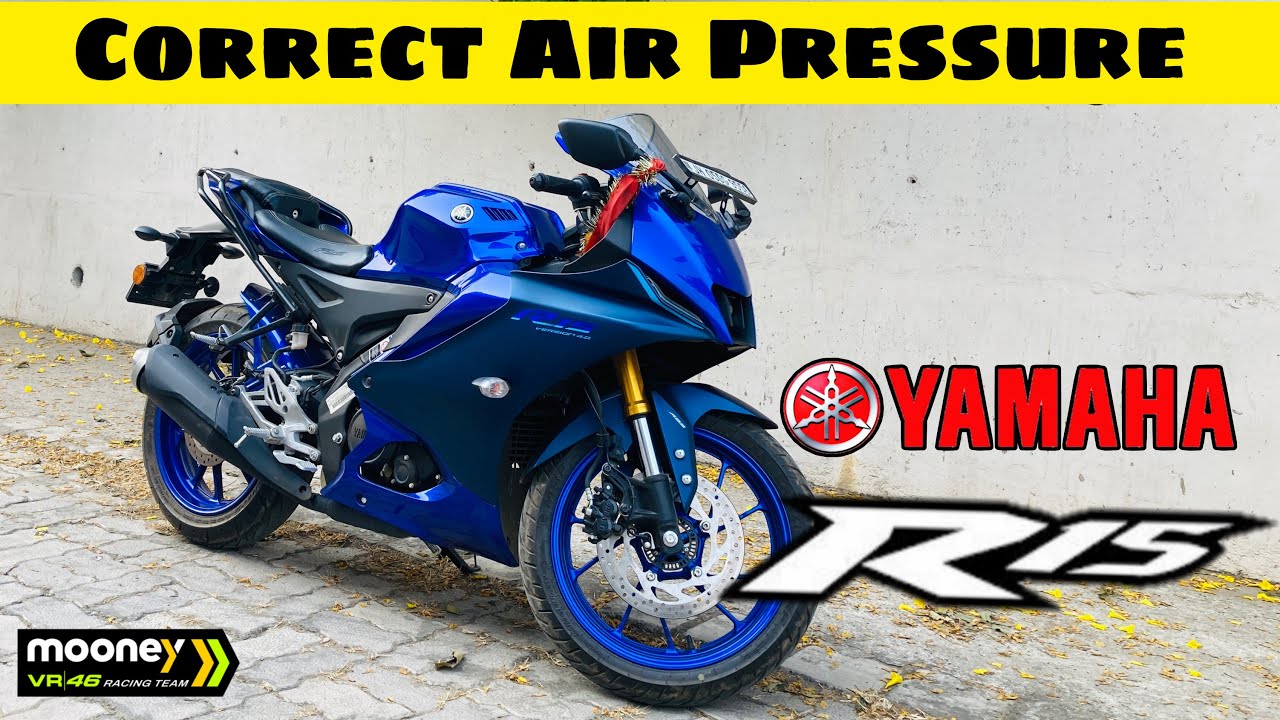 Correct tyre pressure for Yamaha R15 | Explained details | The ...