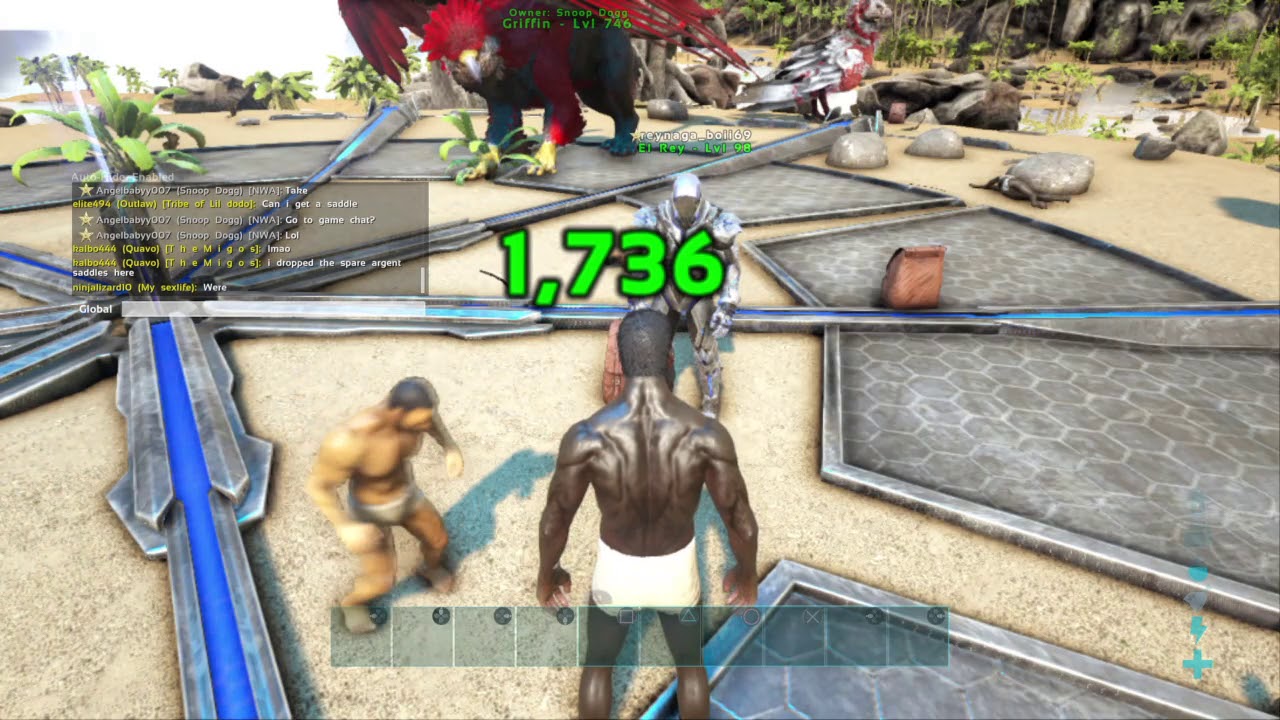 ARK: Survival Evolved - guy tests my gangstaa - YouTube