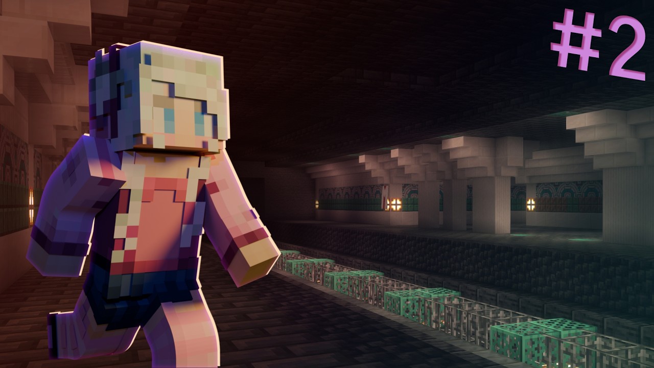 How I built a CYBERPUNK SUBWAY!! - mc singleplayer survival - YouTube