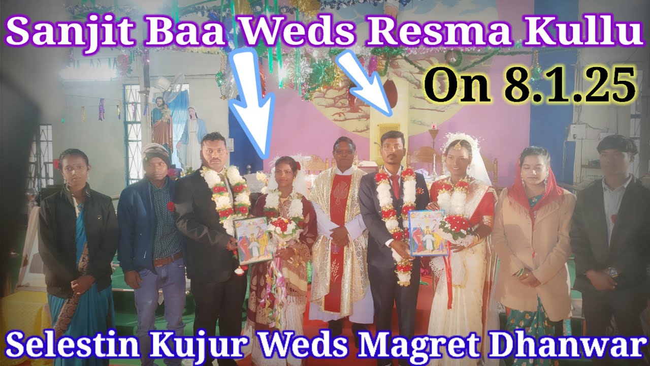 Happy Catholic Church marriage To Both Couples||Rc Church Gomardih ...