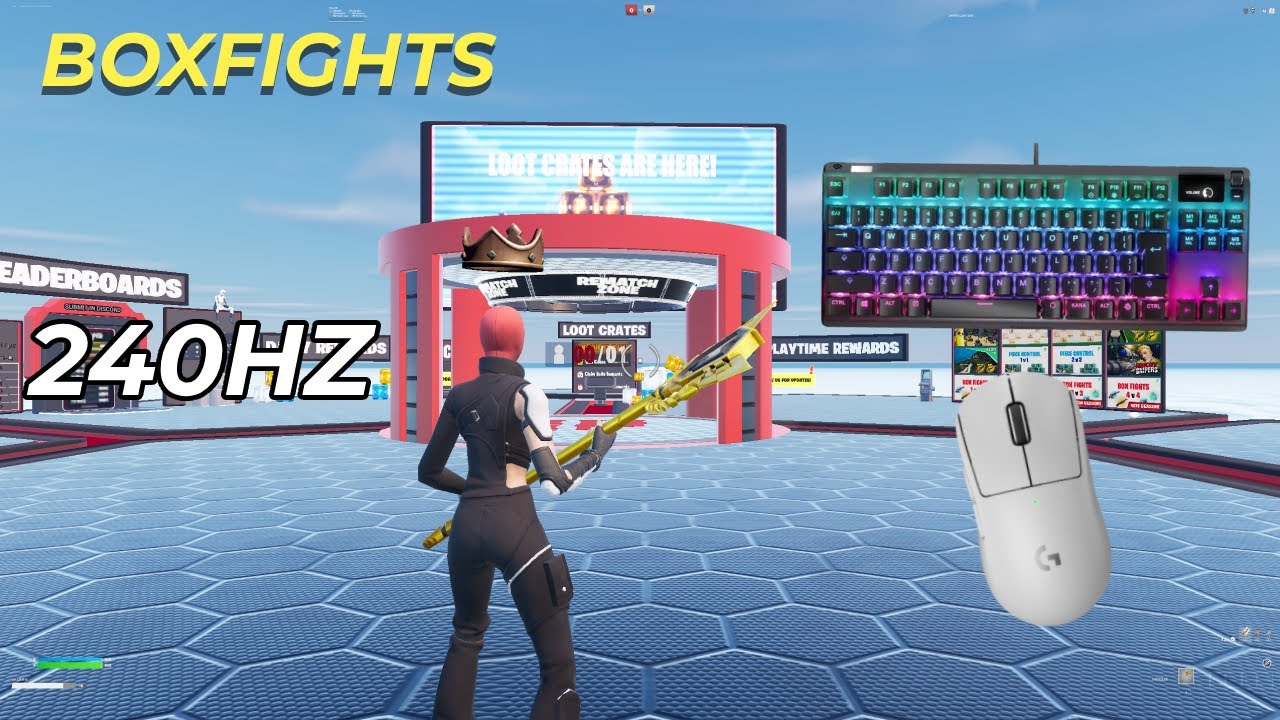 Fortnite 1V1 BoxFights On PC | Keyboard And Mouse Gameplay | 240 FPS ...