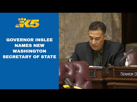 Gov. Inslee names new Washington Secretary of State