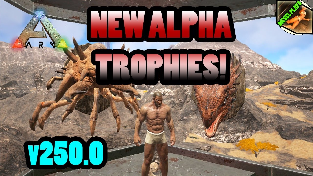 ARK HAPPENED - WYVERN & DEATHWORM ALPHA TROPHIES! - YouTube