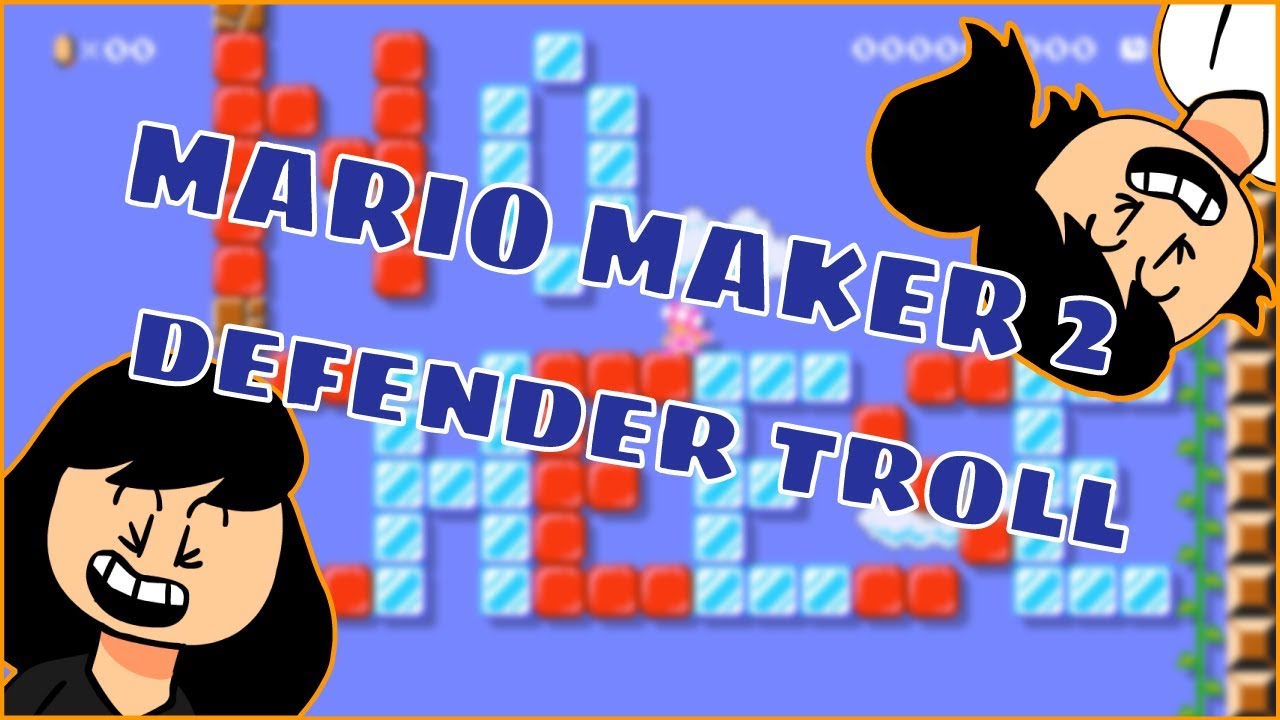 [SMM2] Defender Troll? Run, Take Cover! - YouTube