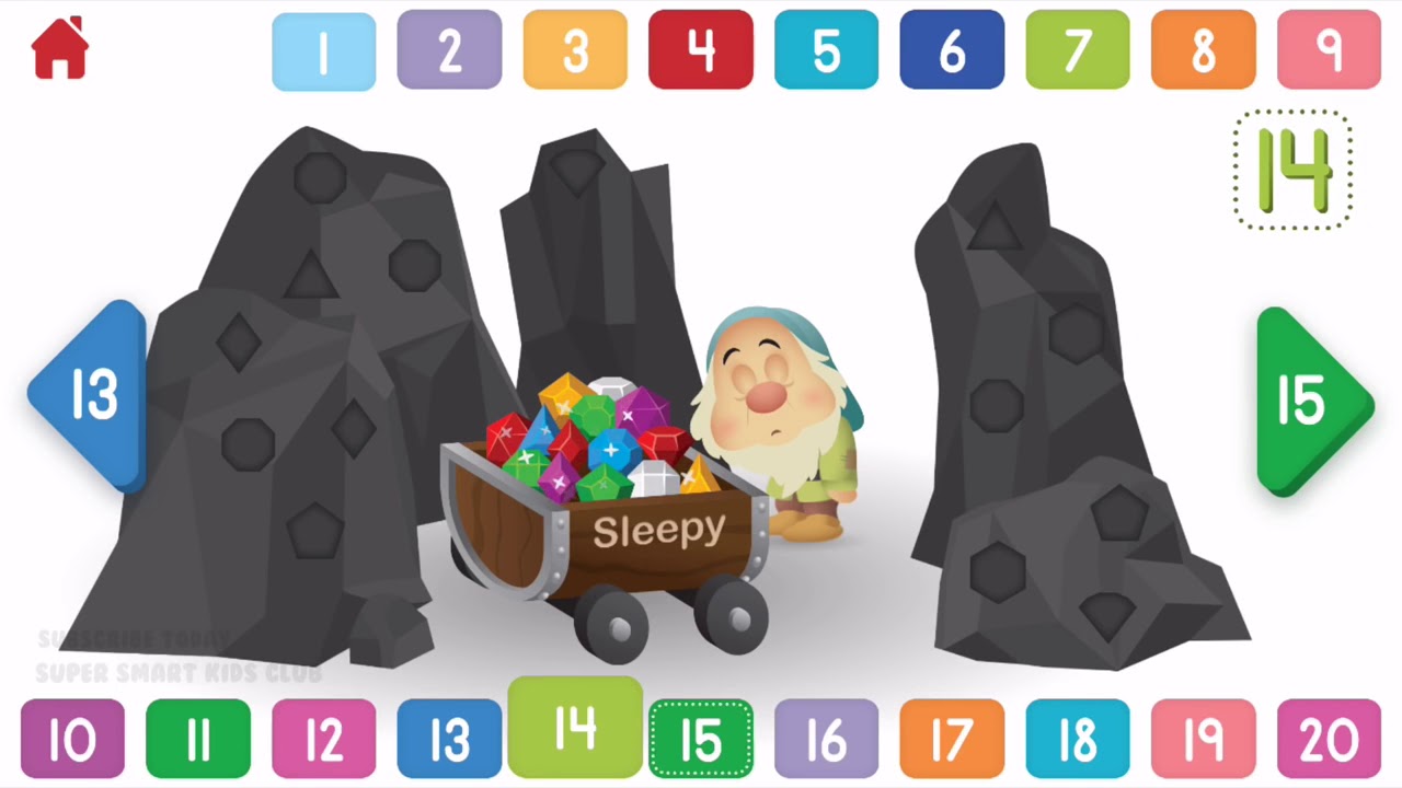 1 20 with Disney Buddies 123s Kids App - YouTube