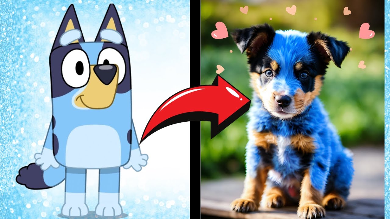 BLUEY Characters in REAL LIFE 2023 Part 1 🐕🐕‍🦺🐶🥰💖 - YouTube