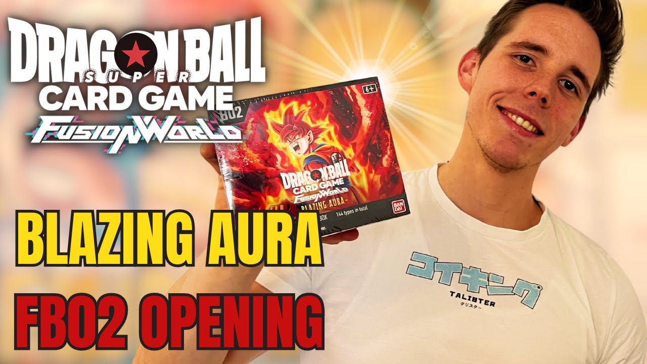 FB02 Blazing Aura! Wir öffnen das zweite Set aus dem Dragon Ball Fusion World TCG und ziehen ...