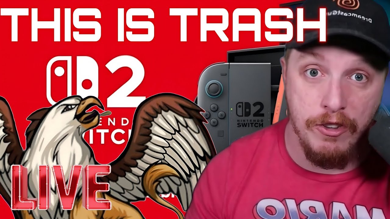 THE SWITCH 2 REVEAL WAS TRASH ACCORDING TO DREAMCASTGUY - YouTube
