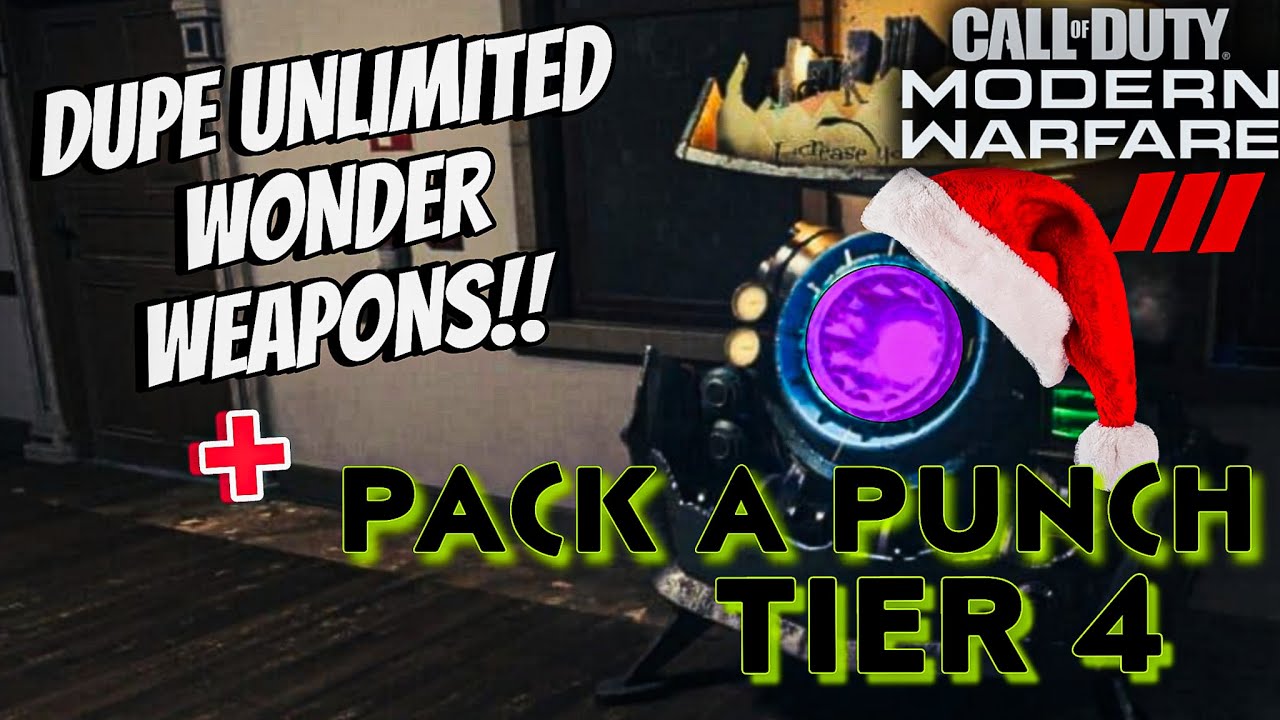 HOW TO PACK A PUNCH TIER 4 AND DUPE ANY WONDER WEAPON MODERN WARFARE 3 ...