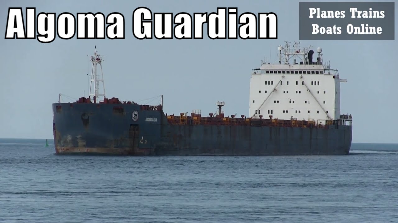 1987 Algoma Guardian - 728ft / 222m - Cargo Ship In Great Lakes - YouTube