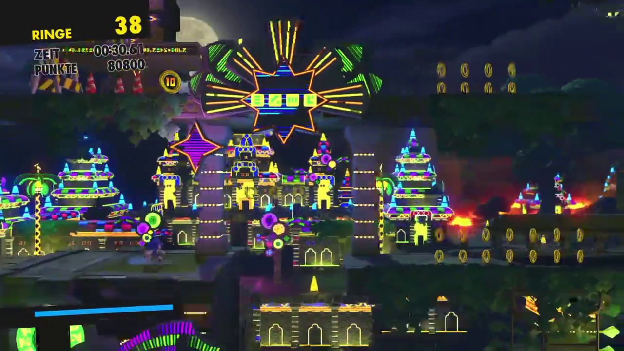 SONIC FORCES: Level 8 Mystic Jungle Luminous Forest - YouTube