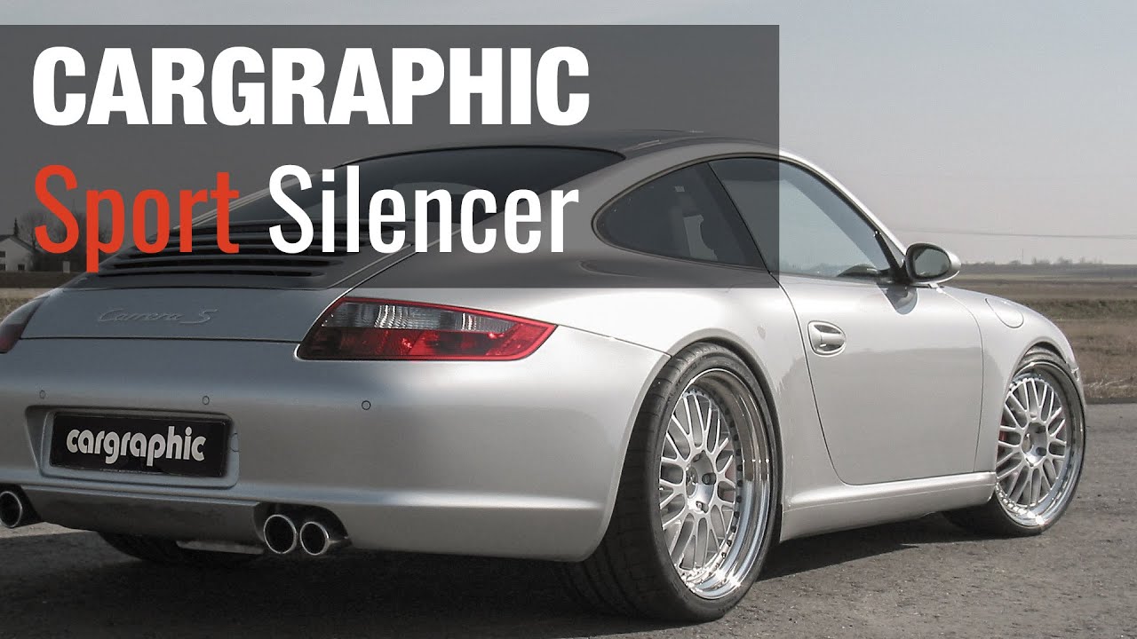 Sound CARGRAPHIC Valves Sport Exhaust Rear Silencer with for Porsche ...