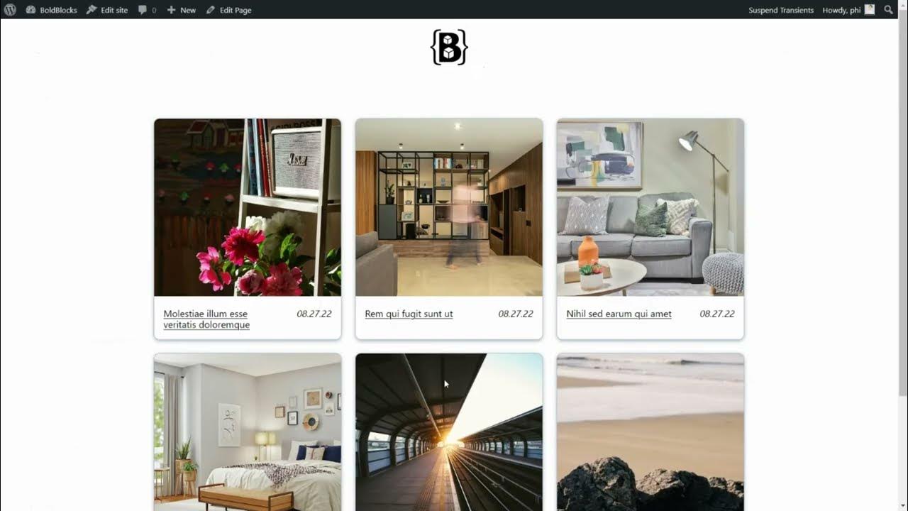 How to create a grid or a carousel of posts using Query Loop block and the Content Blocks ...