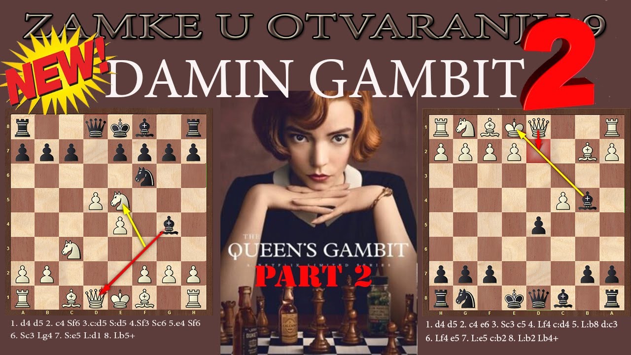 DAMIN GAMBIT 2 | Zamke u Otvaranju 9 | The Queen's Gambit 2 | - YouTube