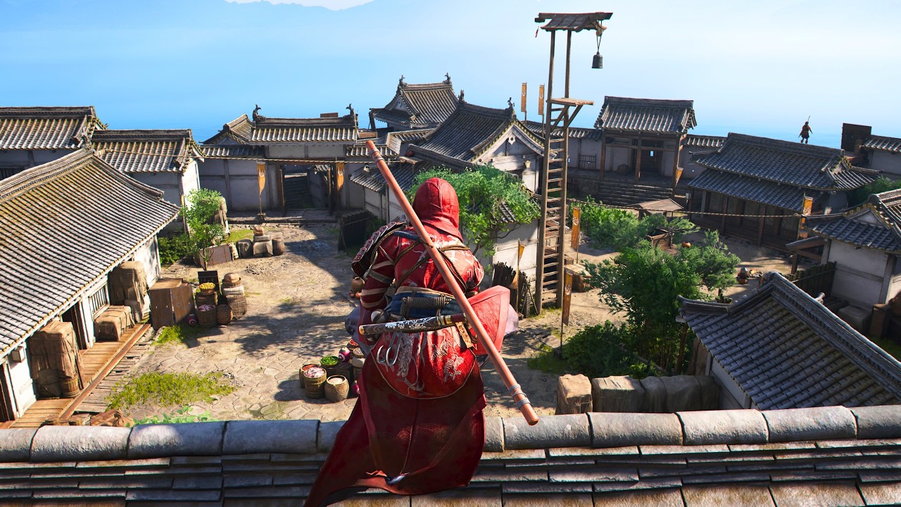 Assassin's Creed Shadows - Naoe Aggressive Stealth & Combat Gameplay (Claws Of Awaji Dlc Castle ...