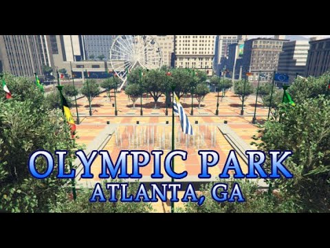Olympic Park Atlanta GA - FIVEM - GTAV - ATLANTA GA - ATL MODELS 3D ...