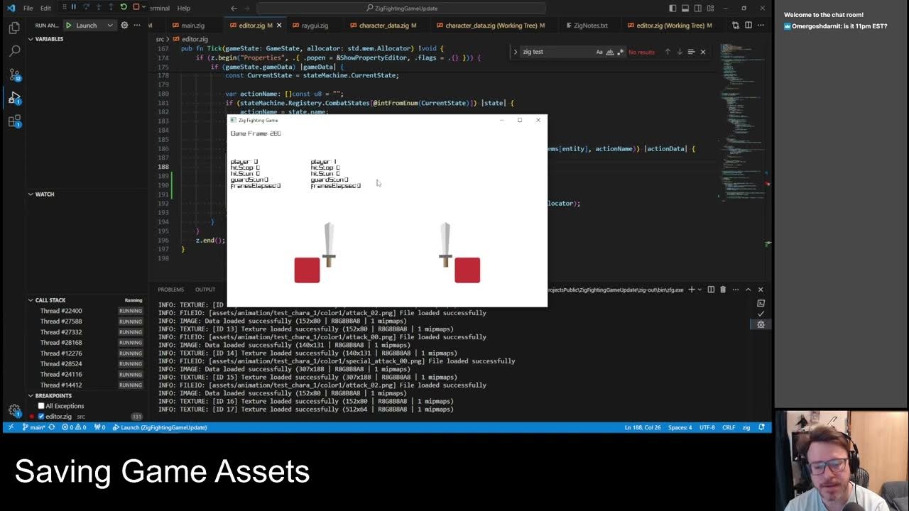 Zig Fighting Game Dev - Saving Game Assets - YouTube