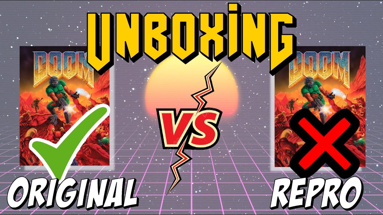 DOOM: UNBOXING ORIGINAL VS REPRO - YouTube