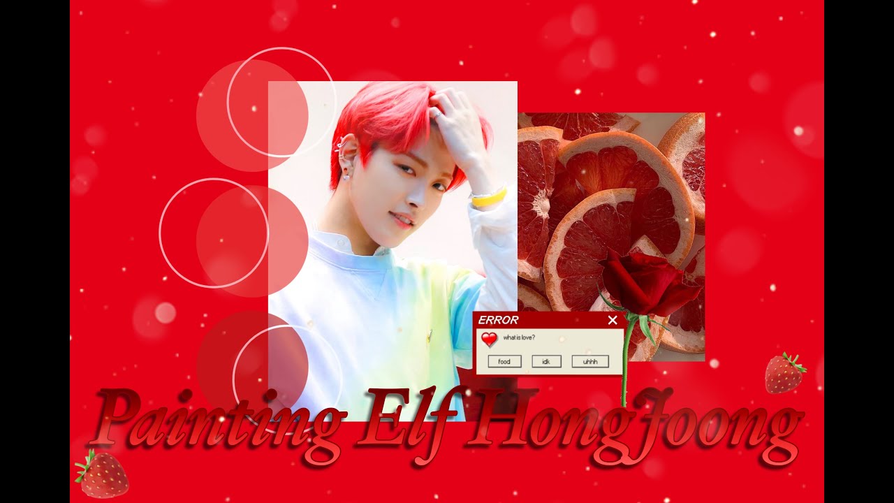 Painting Elf Hongjoong - YouTube