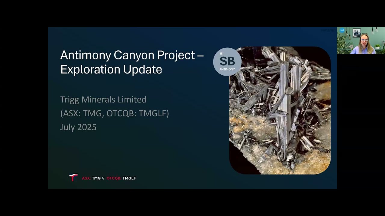 Antimony Canyon Exploration Target Investor Webinar Replay - YouTube
