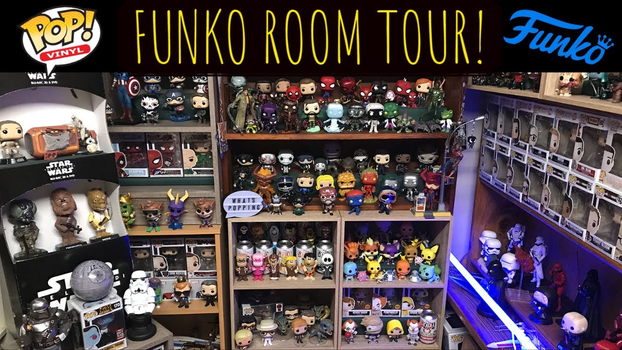 My massive Funko addiction... Full Funko Room Tour and How to Display ...