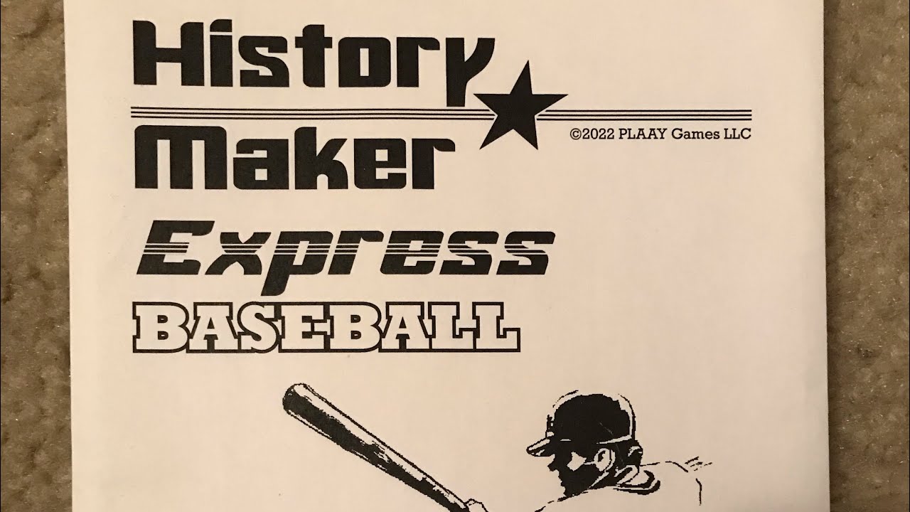 History Maker Baseball Express Game - YouTube