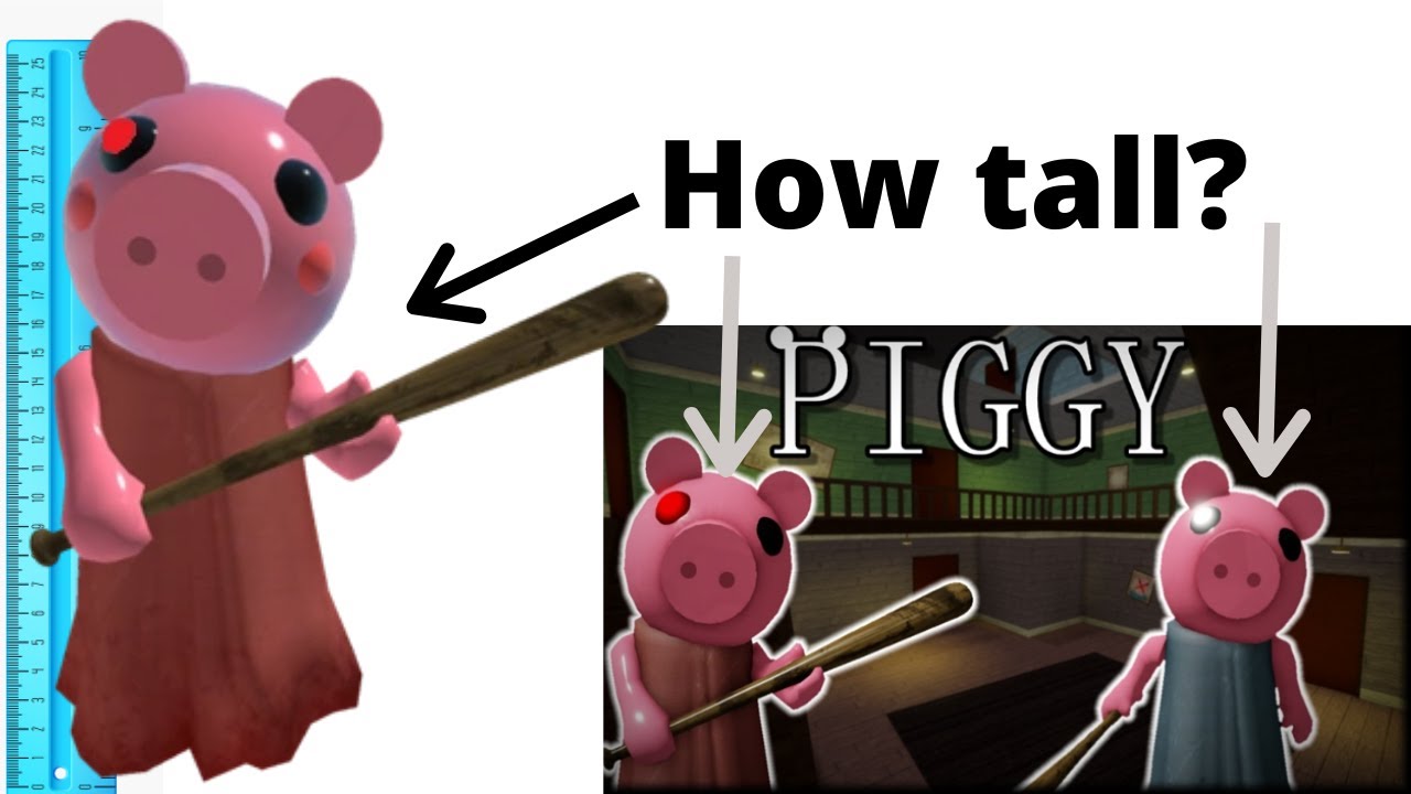 ( Roblox Piggy ) How tall is a piggy character? - YouTube