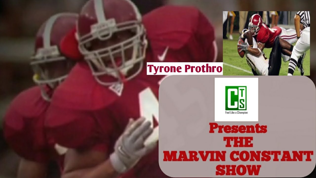 ALABAMA FOOTBALL! Tyrone Prothro talks about his days at Alabama, his ...