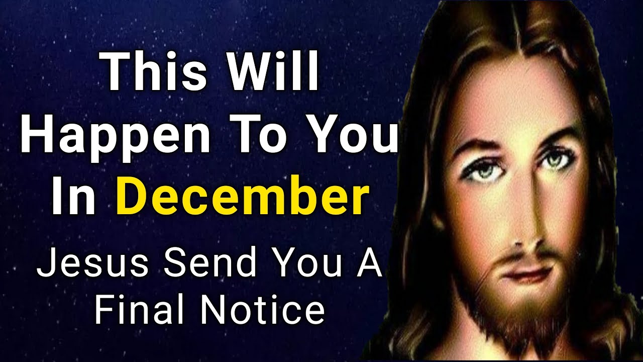 God Says! This will happen in December🤗 God message for you tonight God ...