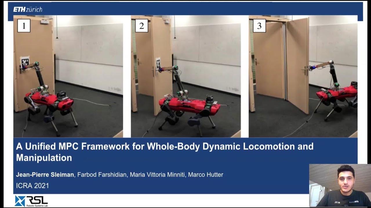 A Unified MPC Framework for Whole-Body Dynamic Locomotion and Manipulation (ICRA 2021 ...
