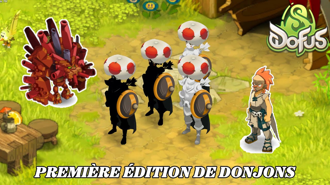 🏰 PREMIÈRE ÉDITION DE DONJONS - TEAM DE 4 CRA 🎯 - DOFUS 3 - YouTube