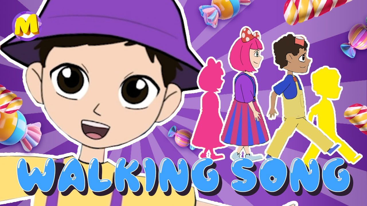Walking Walking song | Simple Kids Songs and Nursery Rhymes | Millimone - YouTube