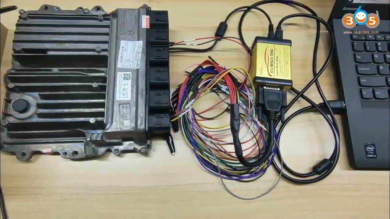 ECU Bench Tool read BMW MG1CS003 ECU EEPROM & Flash obdii365 - YouTube