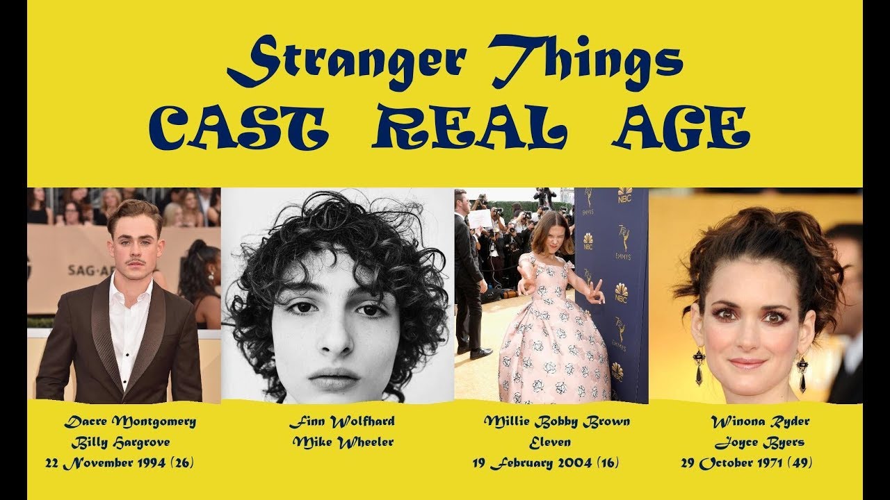 Stranger Things Cast Age - YouTube