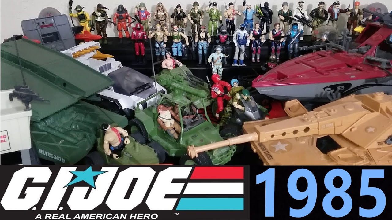 RETRO-WED: GI JOE 1985 ENTIRE TOY LINE OF FIGURES VEHICLES AND PLAYSETS ...