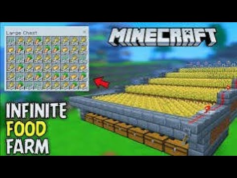 MAKING AUTOMATIC INFINTE FOOD FARM IN MINECRAFT #ANRGAMING125 # ...