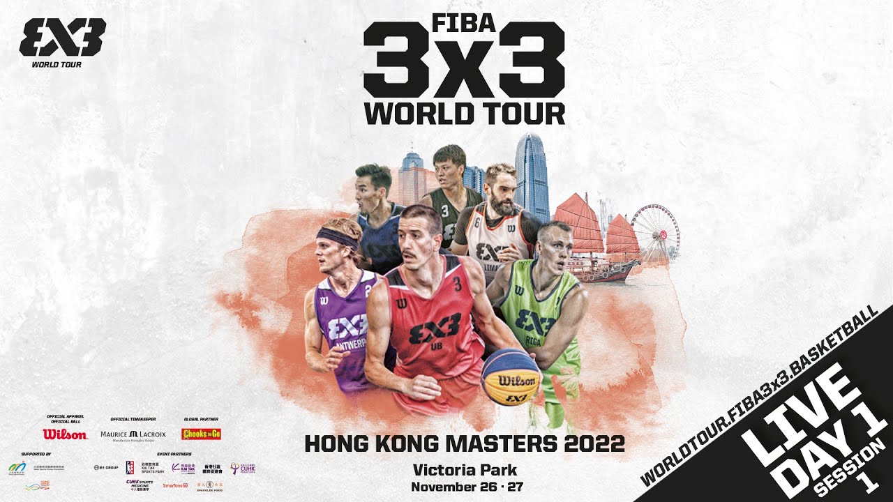 RE-LIVE | FIBA 3x3 World Tour Hong Kong 2022 | Group Phase - Session 1 | 3x3 Basketball - YouTube