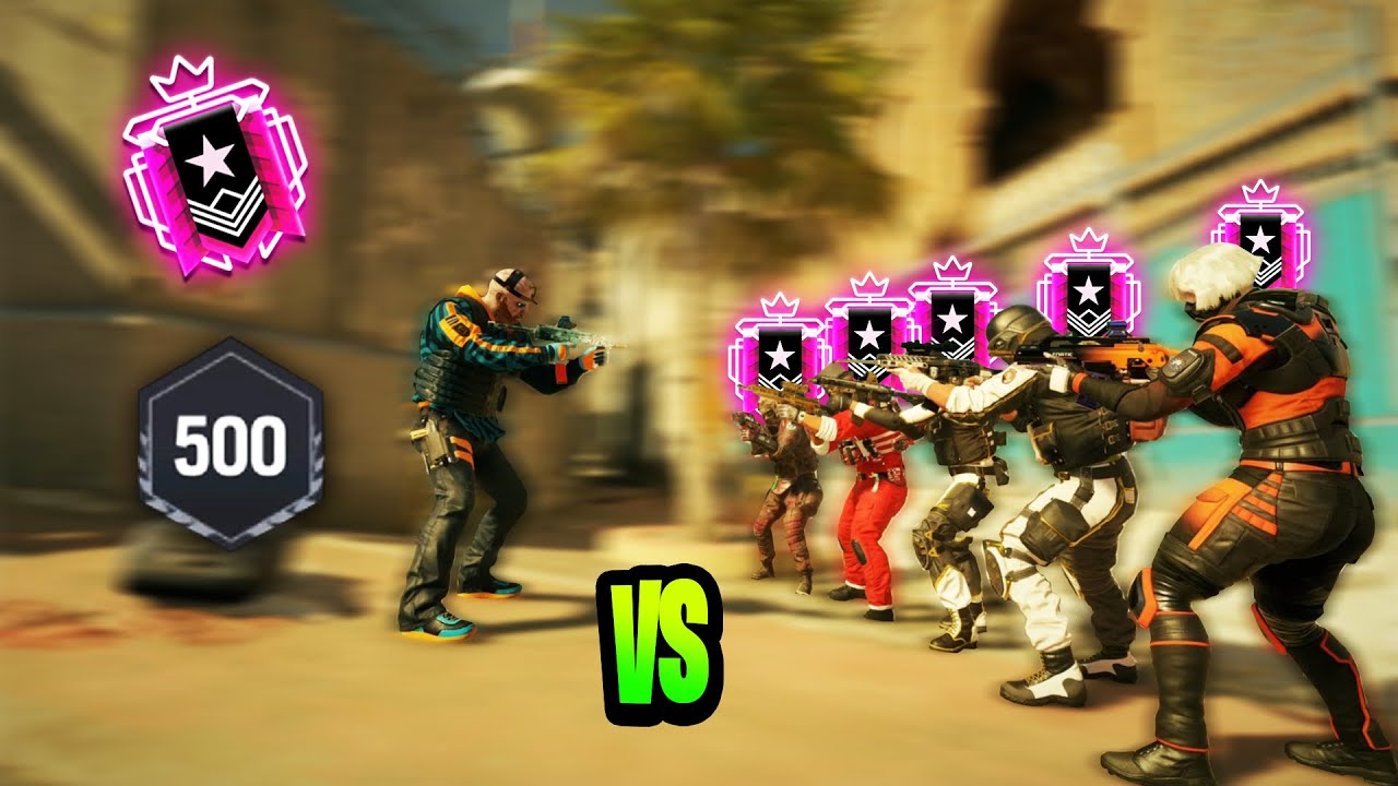 Solo Q Champion VS 5 Stack of Champions - Rainbow Six Siege - YouTube