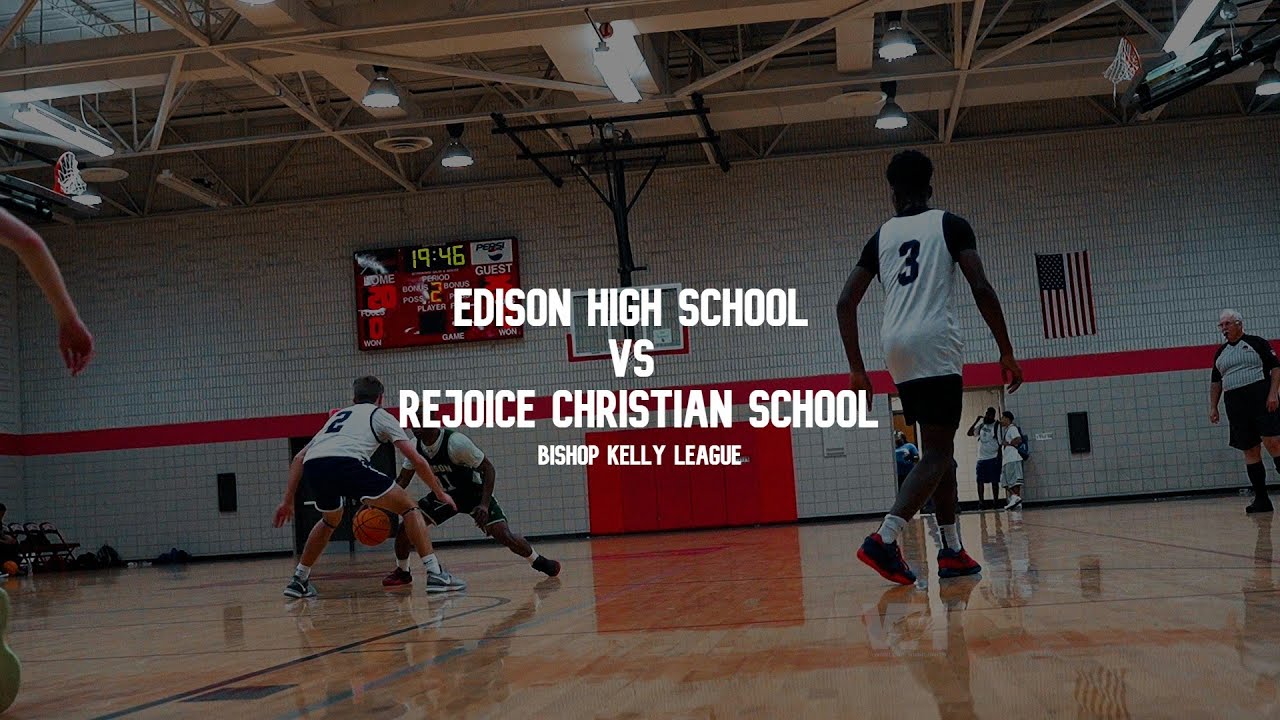 Two Elite Guards Going at each other Edison High School Vs Rejoice Christian School 2024 - YouTube