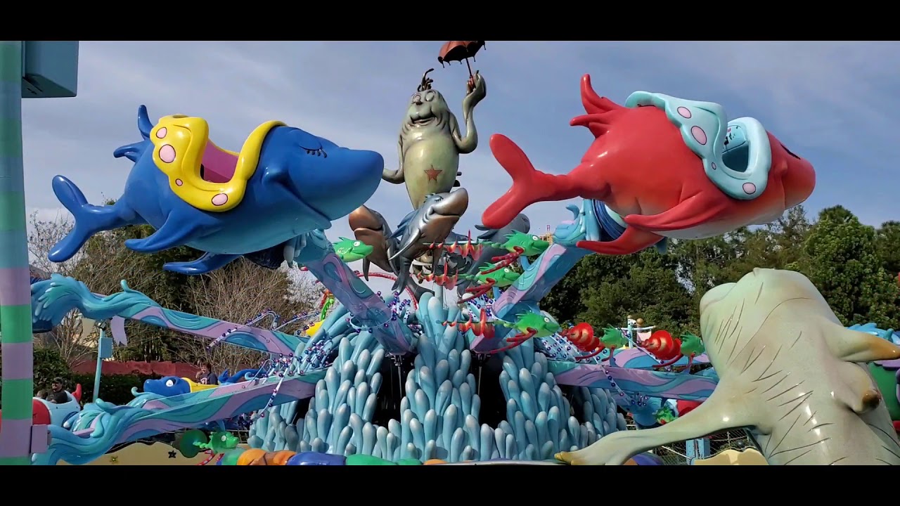 One Fish Two Fish Red Fish Blue Fish || Universal Orlando Florida - YouTube