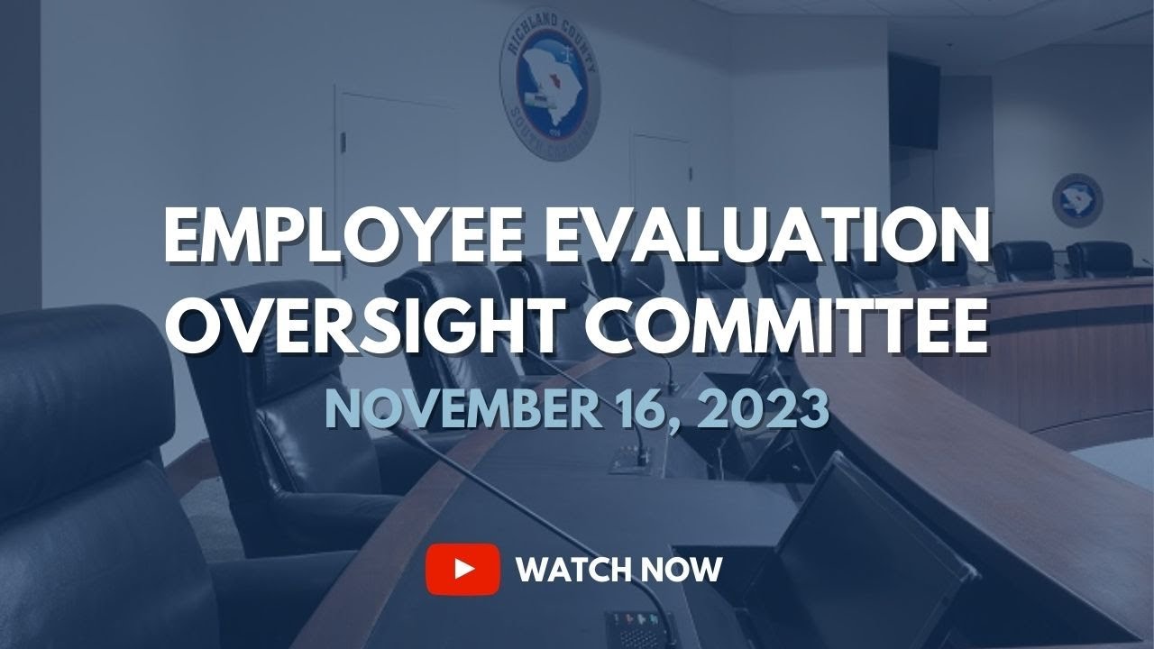 Employee Evaluation Oversight Committee, November 16, 2023 - YouTube