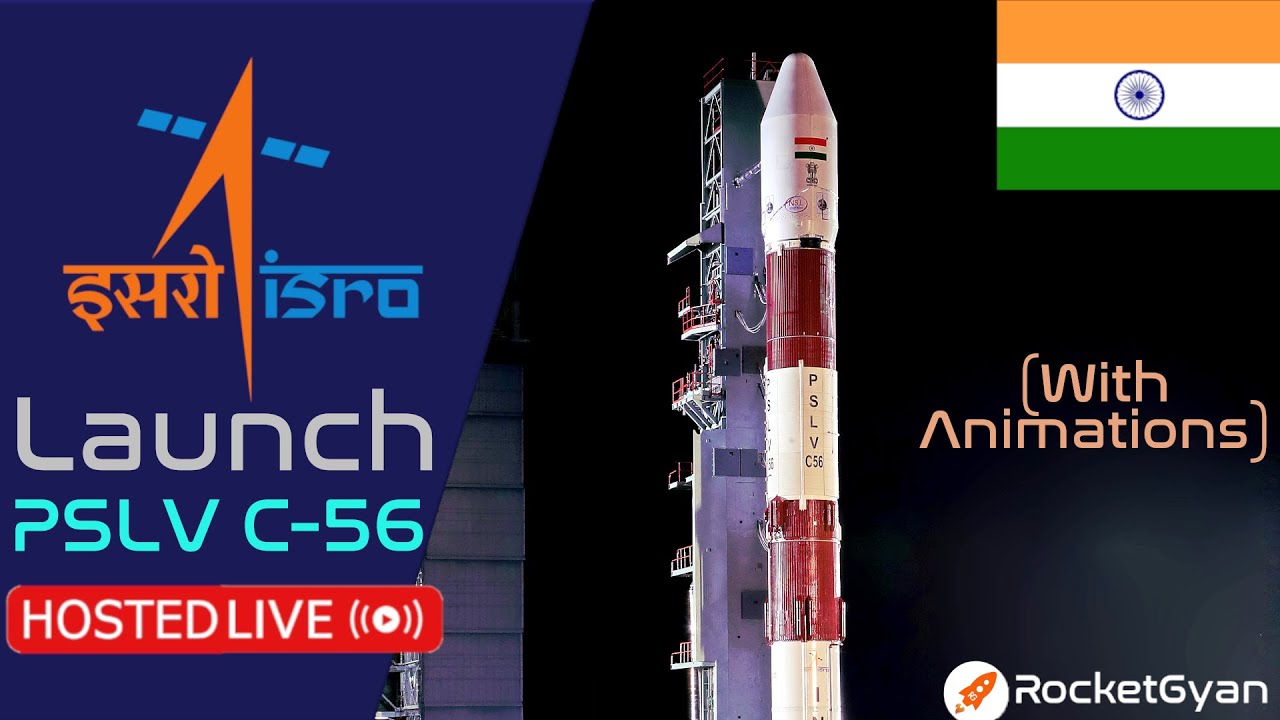 [Liftoff: 1:04:20] ISRO Launch PSLV C-56 LIVE | DS-SAR Singapore ...